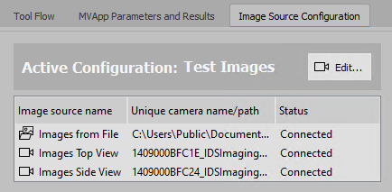 Image Source Configuration