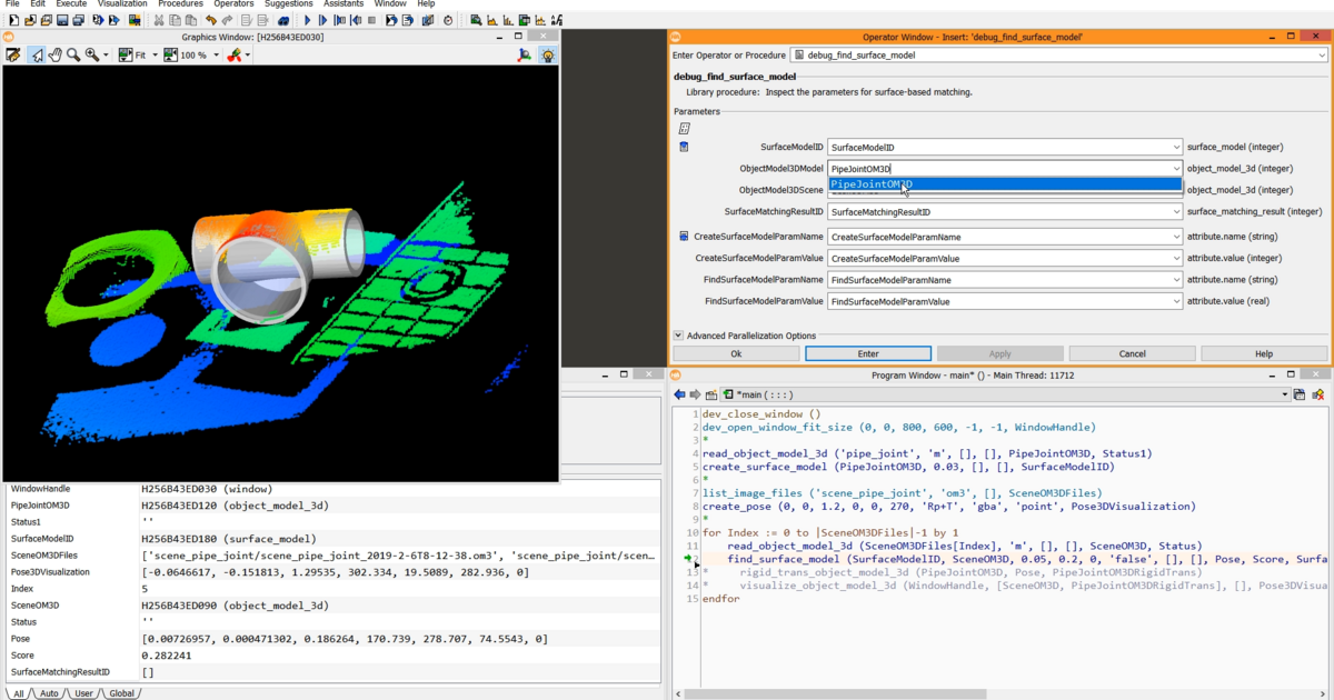 Einführung in das oberflächenbasierte Matching mit MVTec HALCON
